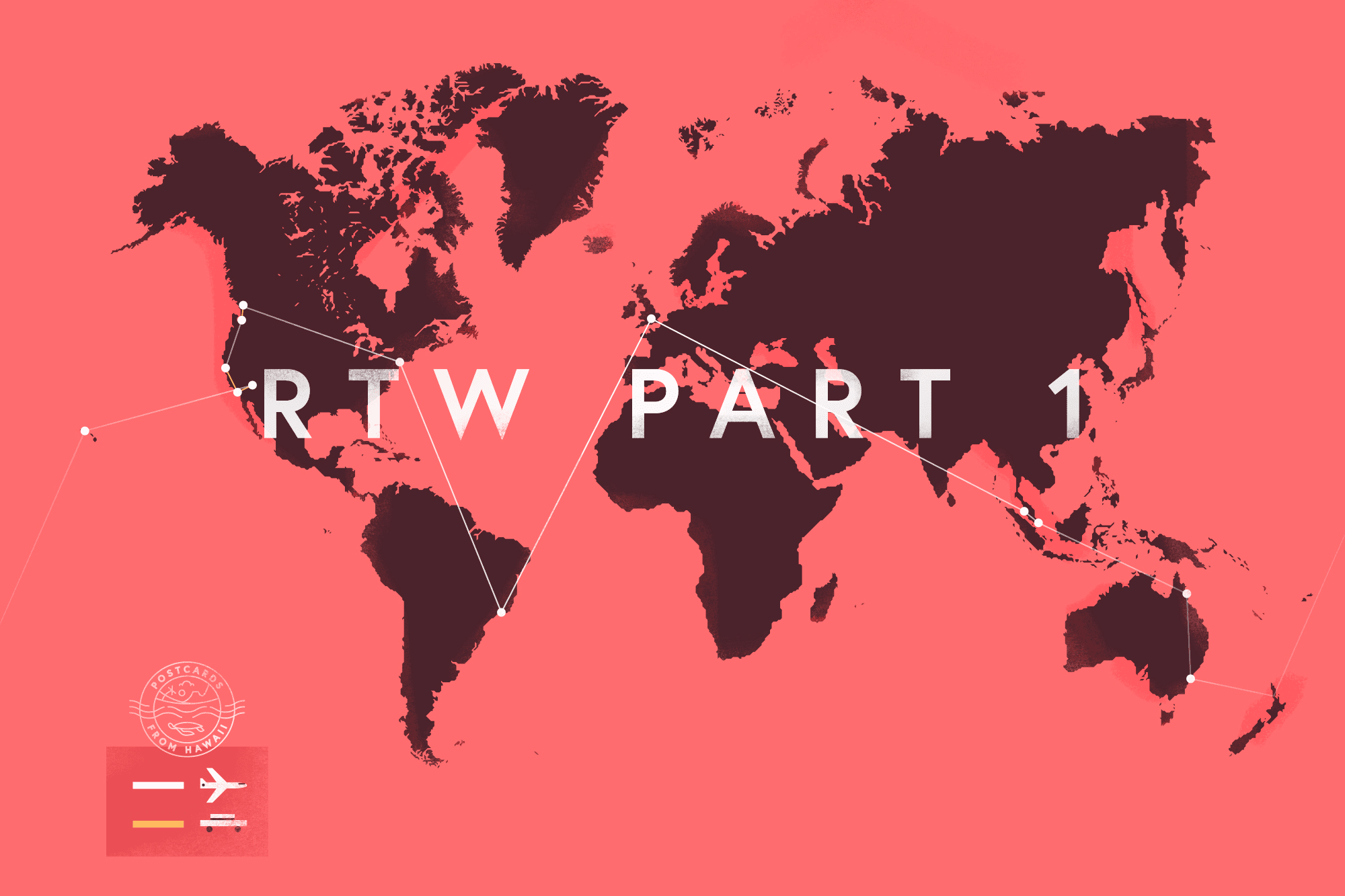 Round The World Trip Activities Itinerary Part 1 | Postcards From Hawaii