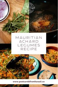 Mauritian Achard Légumes (vegetable Pickle) Recipe | Postcards From Hawaii