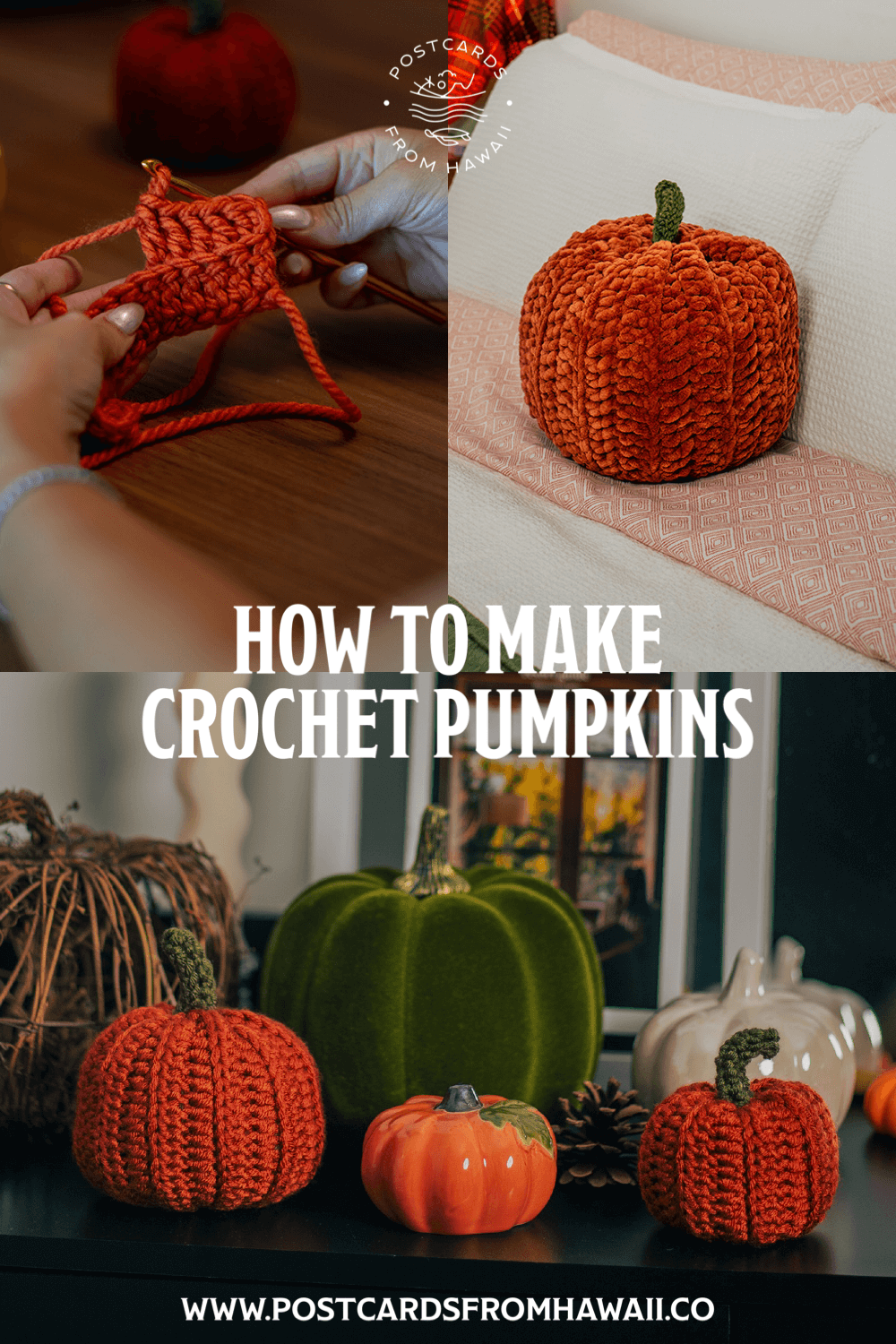 How To Make Crochet Pumpkins - Free Crochet Pattern And Tutorial ...