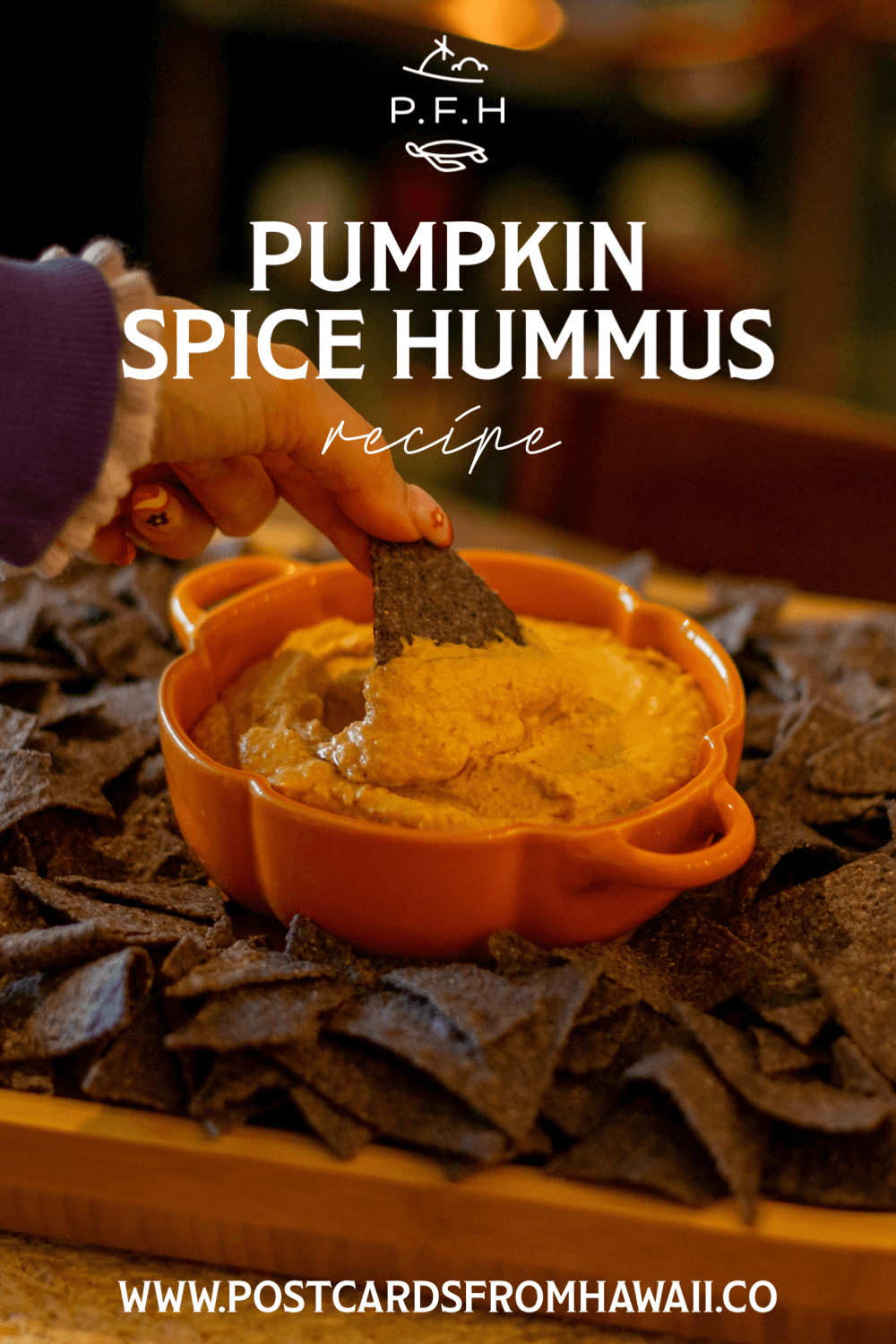 Pumpkin Spice Hummus Recipe For Thanksgiving Or Halloween (vegan ...